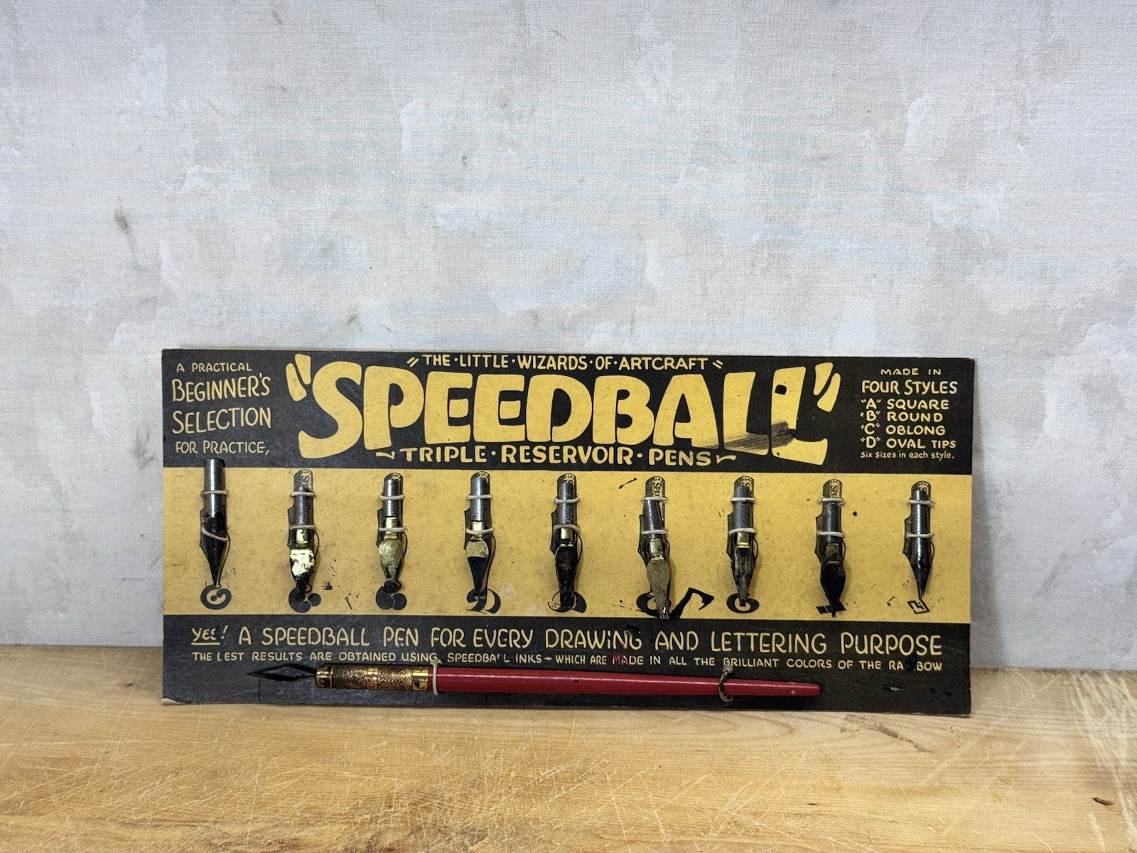 Speedball Vintage Calligraphy Set #S-1822 – Roadside Relics