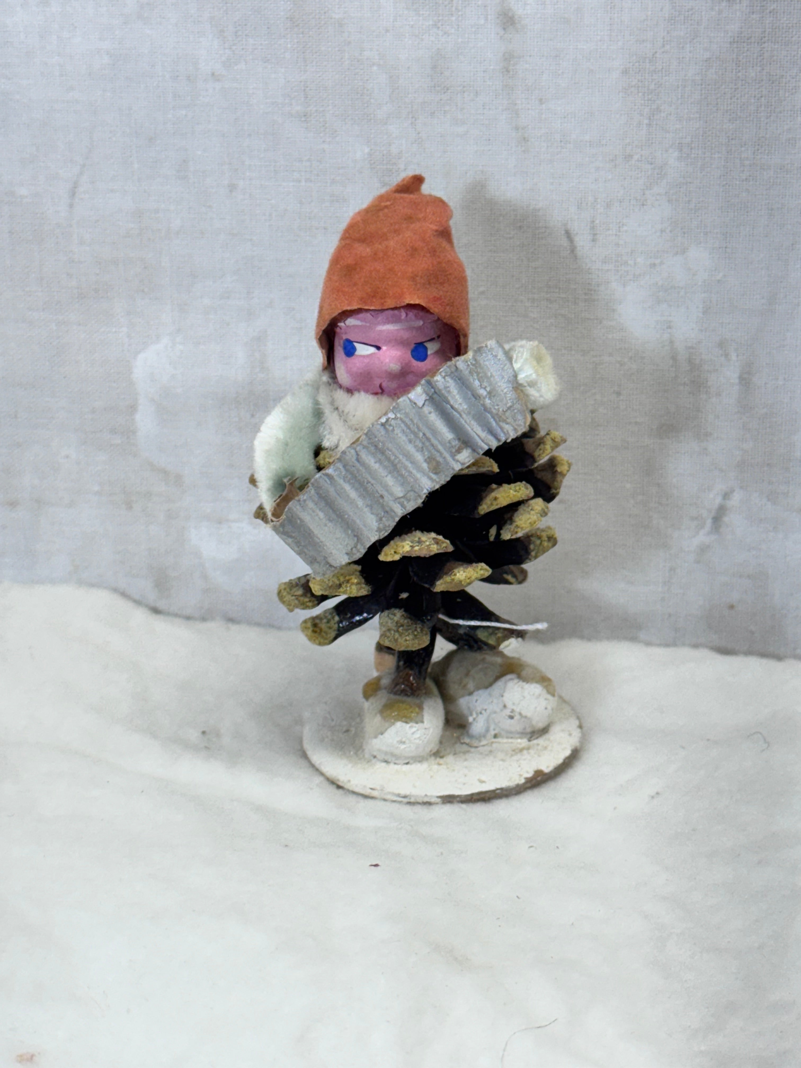 Accordion Elf Pixie Gnome Pinecone Christmas Vintage #1879 – Roadside ...