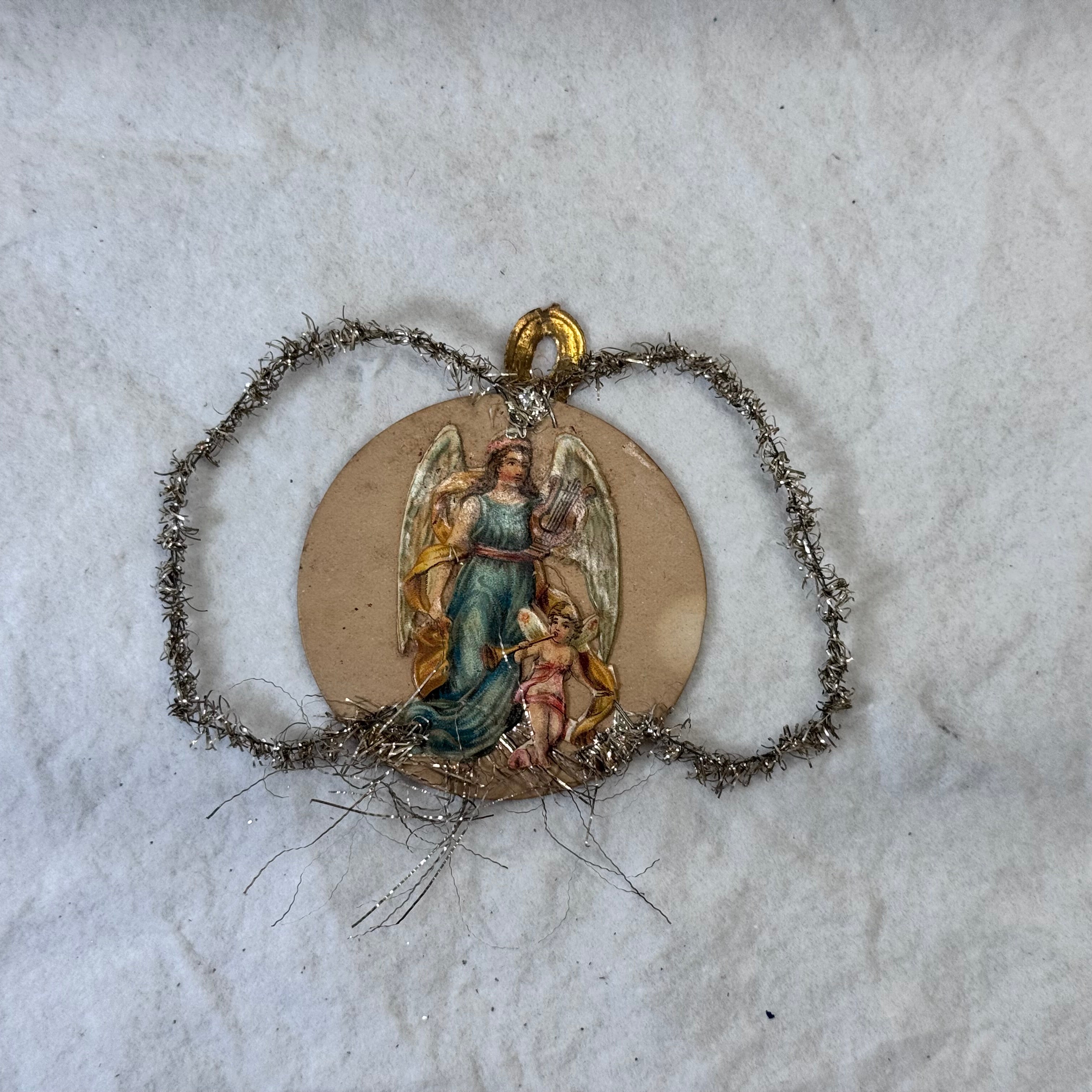 Victorian Angel Paper Fringe Christmas Ornament #2093 – Roadside Relics